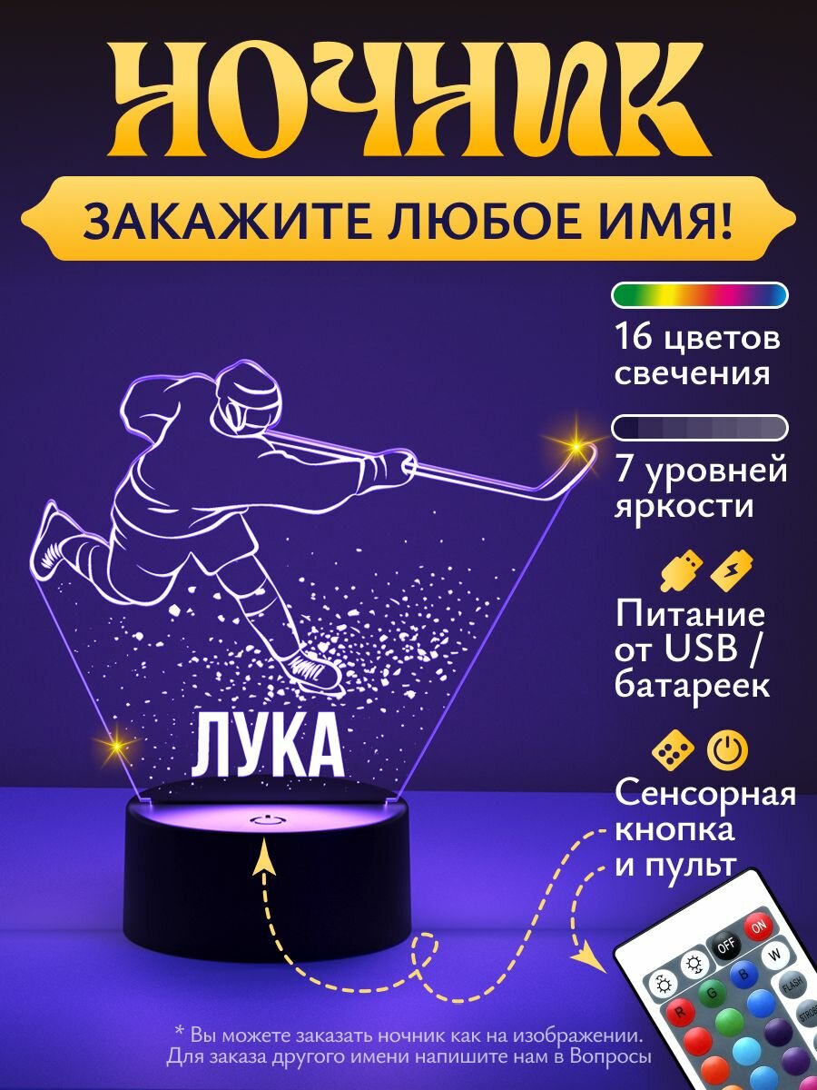 Ночник Лука - Хоккеист