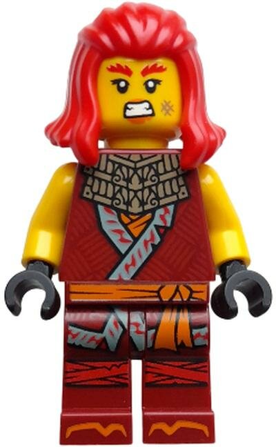Минифигурка Lego njo0923 Wyldfyre - Dark Red Tunic