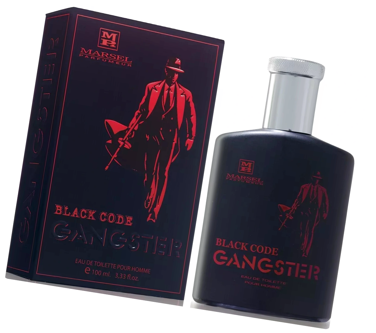 Мужская туалетная вода Marsel Parfumeur Gangster Black Code 100 мл - Гангстер Блэк Код Парфюмер