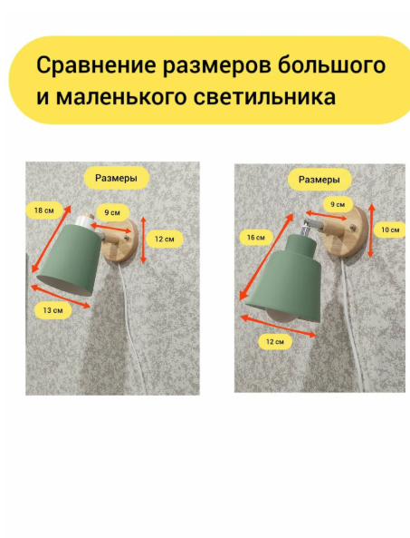 Светильник "Без бренда", E27, поворотный, классический, IP20 — фото 1