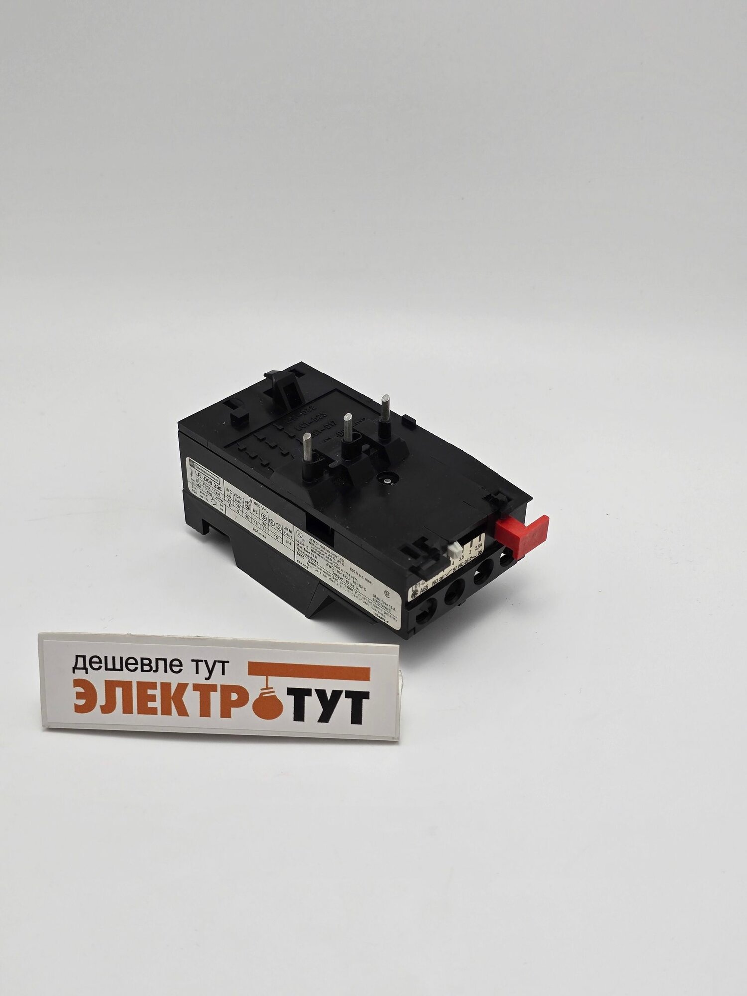LR1-D09308 Telemecanique Реле тепловое токовое, 2.5-4А, АС 660В 50/60Гц