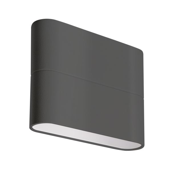 Светильник SP-WALL-FLAT-S110x90-2x3W Warm3000 (GR, 120 deg, 230V) (Arlight, IP54 Металл, 3 года) 032410