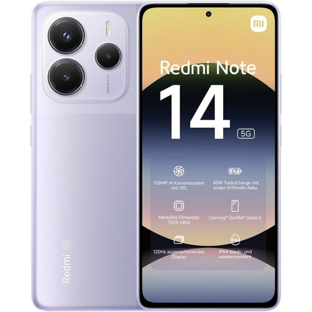 Смартфон Xiaomi Redmi Note 14 5G 6/128Gb Global, Purple
