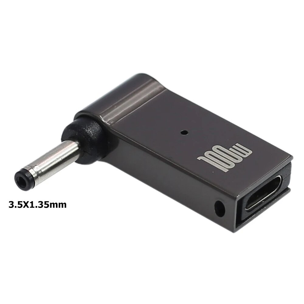 Geris Power 100 Вт USB-C адаптер для ноутбука 3.5X1.35mm