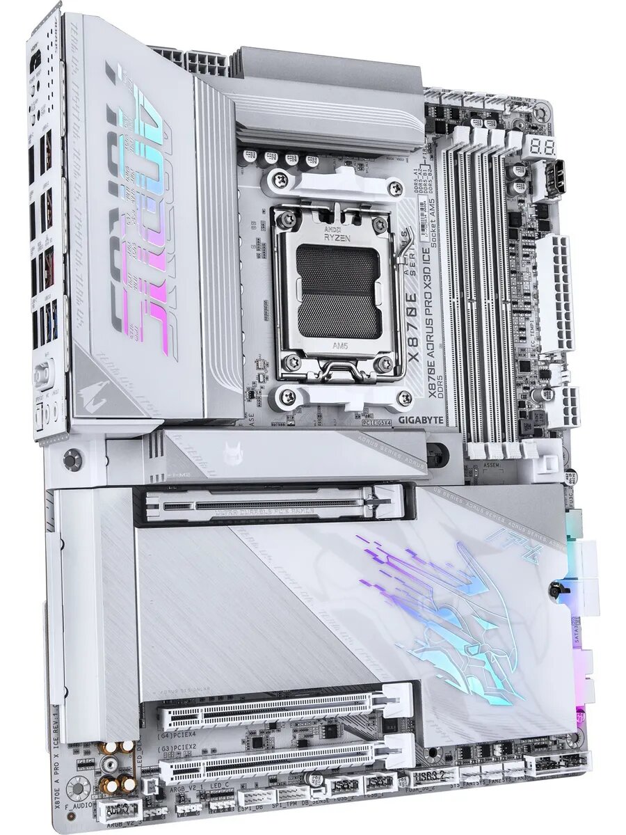 Материнская плата Gigabyte X870E AORUS PRO X3D ICE