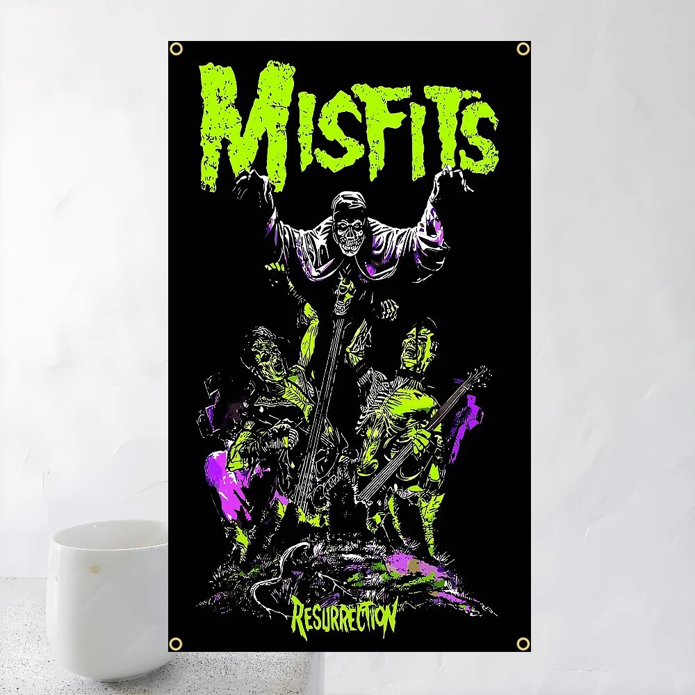 Флаг Misfits полиэстер 90x150 см 60 х 90 см, 4 Grommets