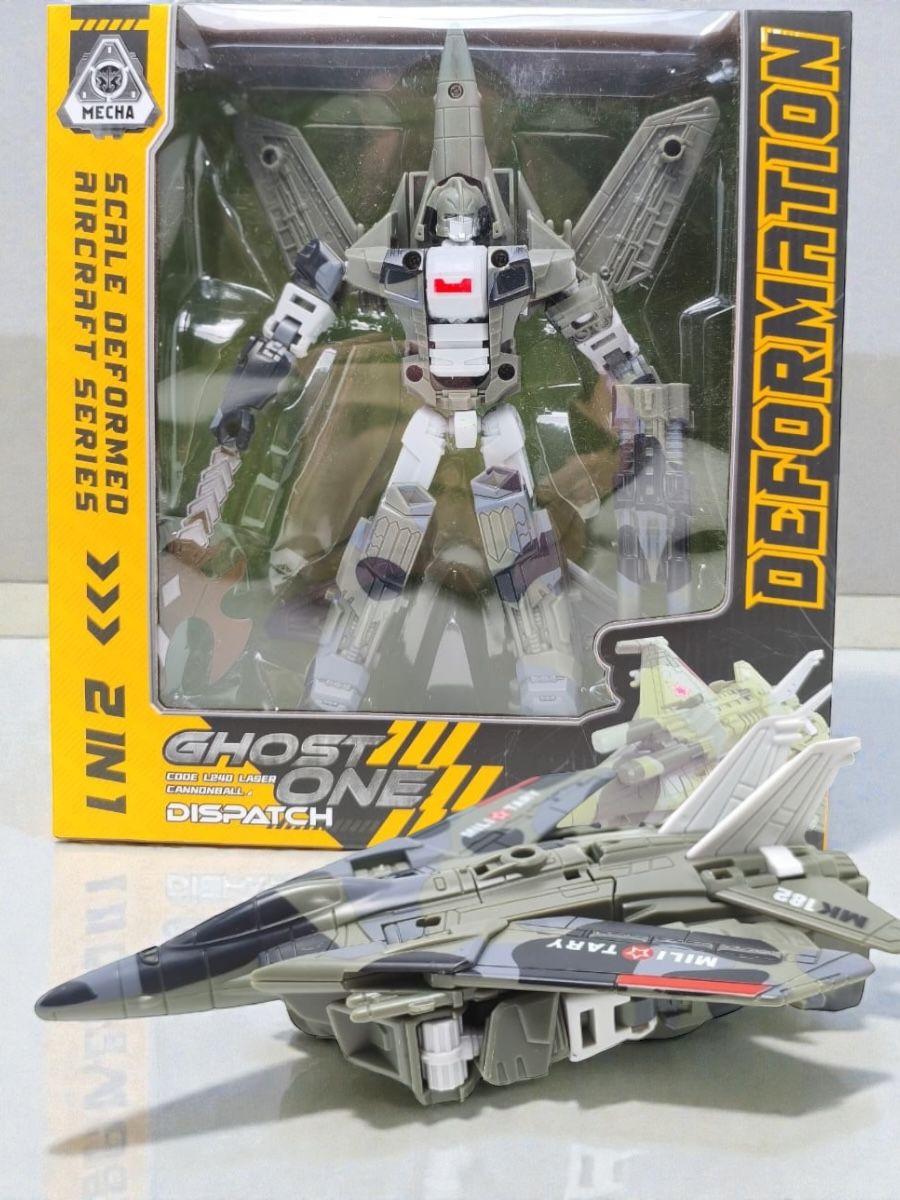 Игрушка-трансформер самолётробот GHOST ONE DISPATCH, 2в1, серия Scale Deformed Aircraft, 339-85с