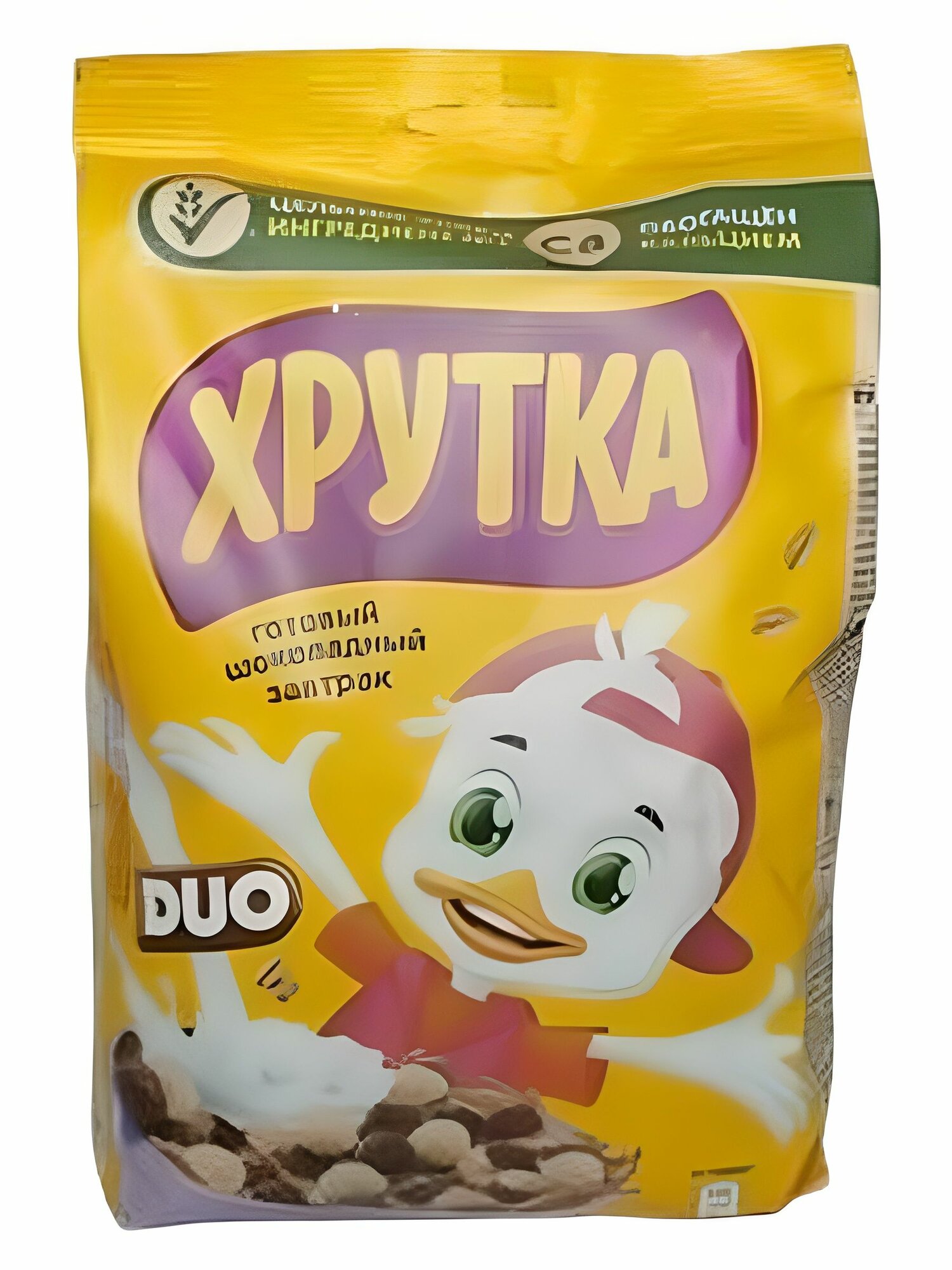 Готовый завтрак хрутка DUO шоколадный обогащенный кальцием,230г