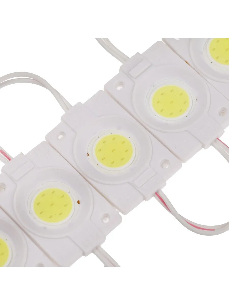 Светодиодный модуль SMD5730, 2,4 Вт, COB, 6500K, 12V, 20 шт