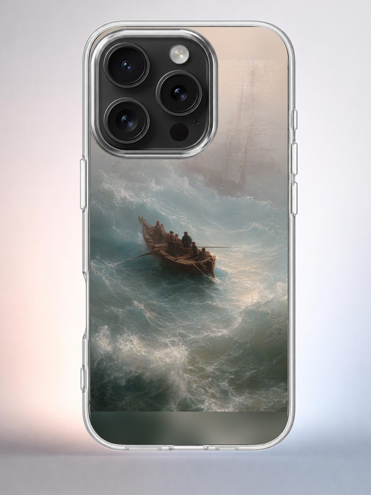 Чехол iPhone 15 Pro Корабль в Y2K Indie Sleaze