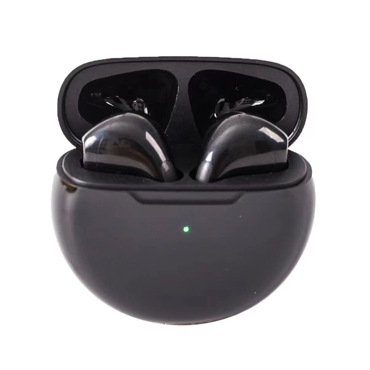 Беспроводные Bluetooth наушники Pro6 TWS внутриканальные с длительным временем работы Черный Без комплекта