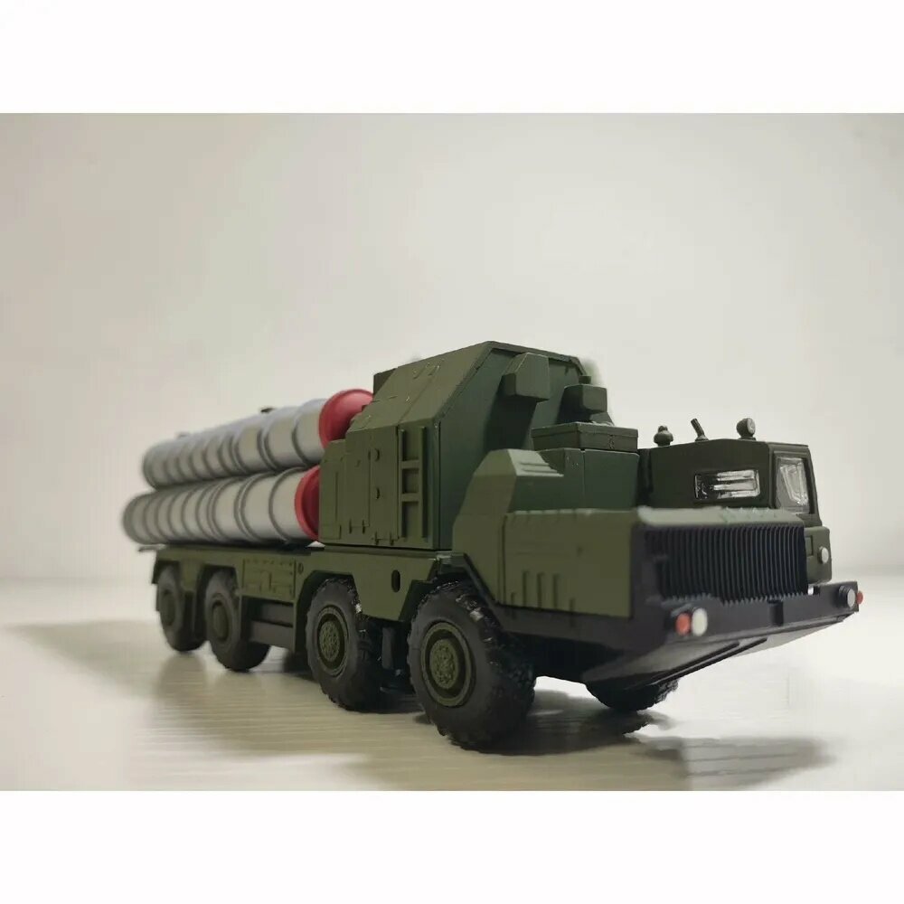 Готовый продукт! модель зенитной ракетной установки s300 с зеленым покрытием 1/72