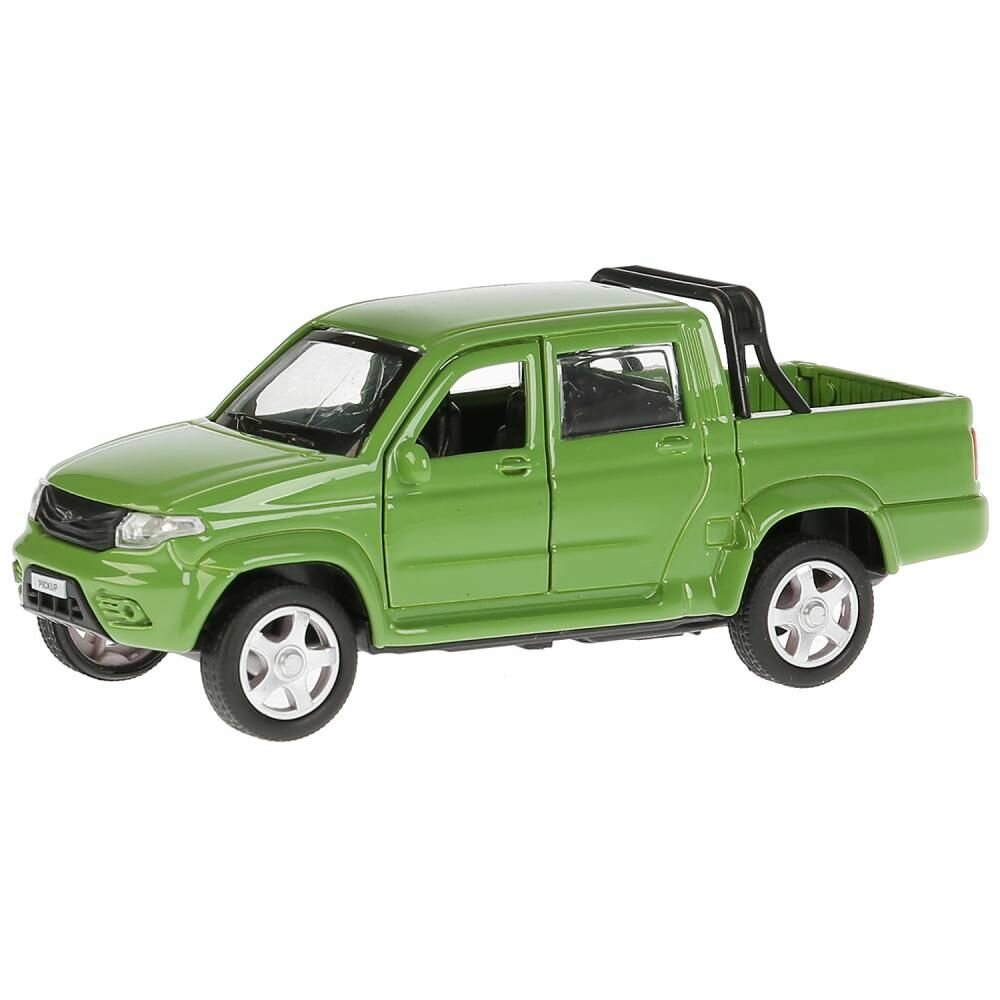 Технопарк Металлическая модель UAZ PICKUP зеленый