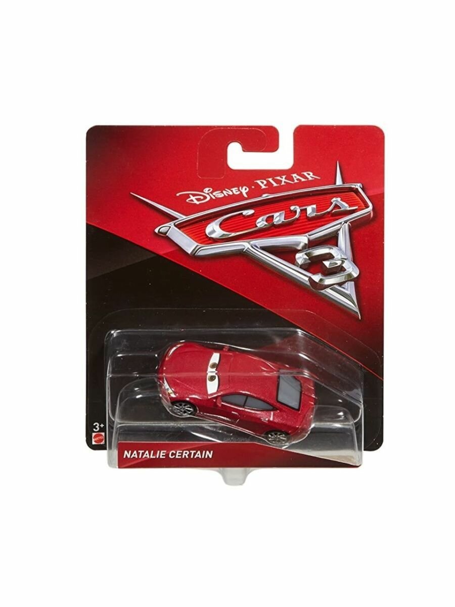 DXV35 Машинка металлическая Disney Pixar Cars коллекционная модель, игрушка Тачки NATALIE CERTAIN