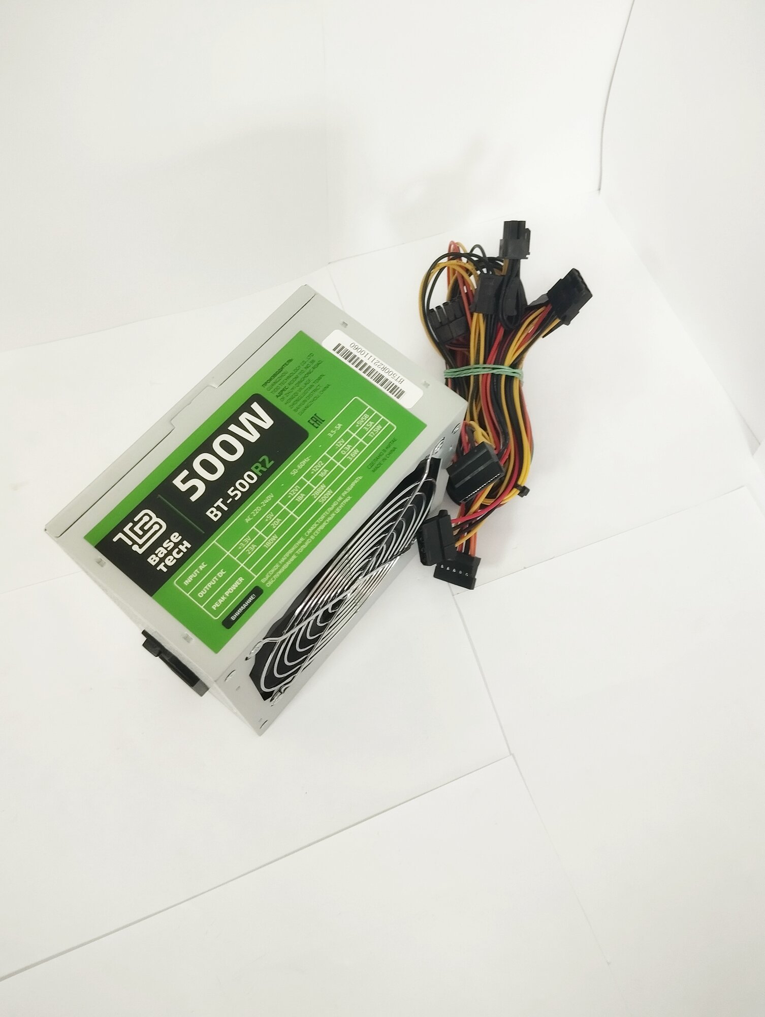 Блок питания BaseTech BT-500R2 500W 24+4+8pin