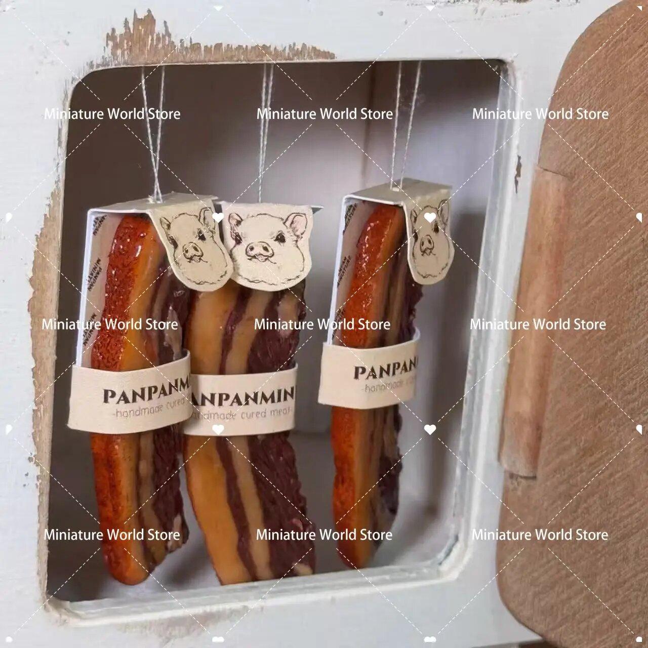 Миниатюрный бекон "Panpan" (коричневый)