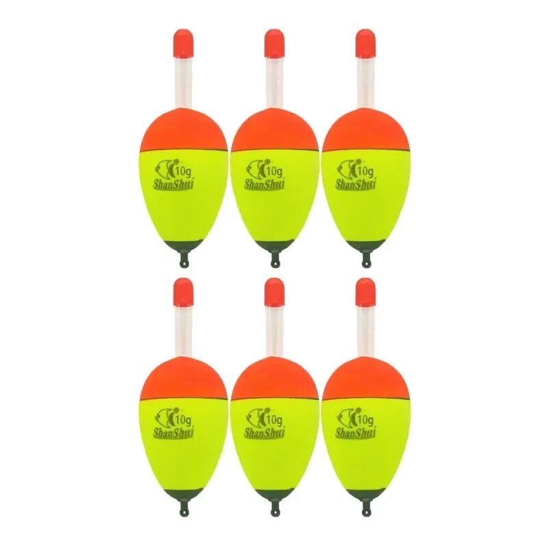 Поплавки для рыбалки 10г, цвет 6pcs