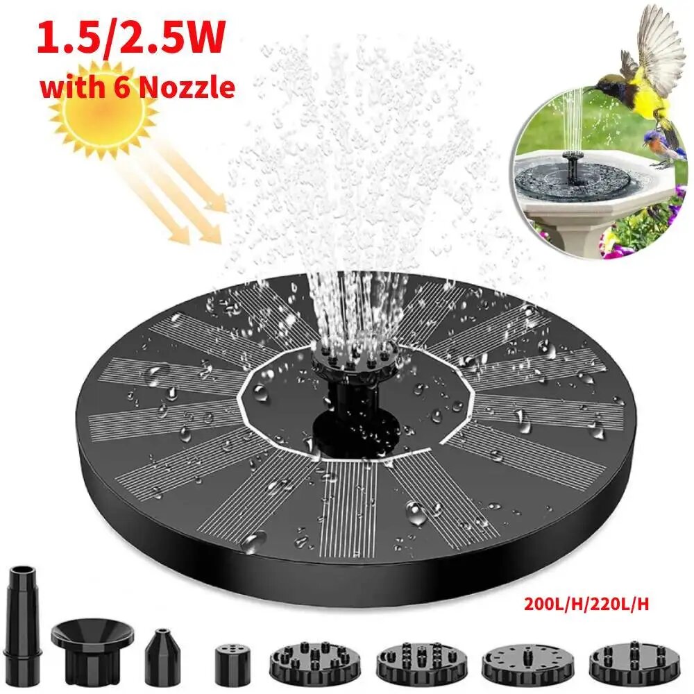 Солнечный фонтанный насос APWIKOGER Solar Fountain 1 W 16cm