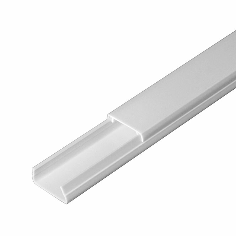 Кабель-канал 20х10 L2000 с двойн. замком бел. Промрукав PR.0325203