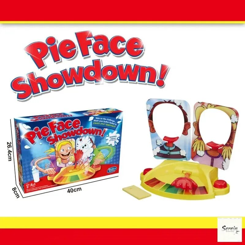 Пирог в лицо, Версия для двух человек, Настольная игра для всей семьи, JCJUNAN, Захватывающая игра, полная веселья и неожиданностей