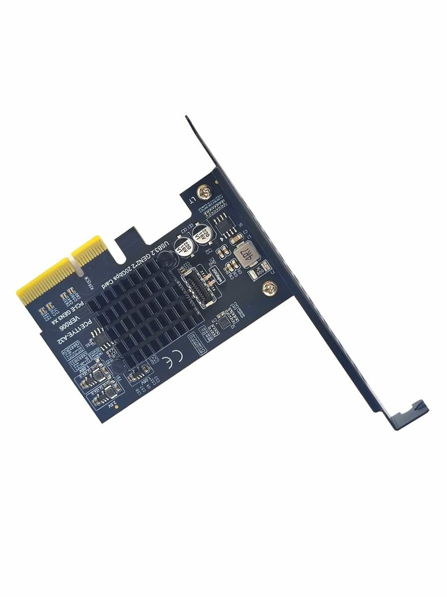 Контроллер PCI-Ex4 USB3.2 GEN2X2 20 Гбит/с Type E — фото 1