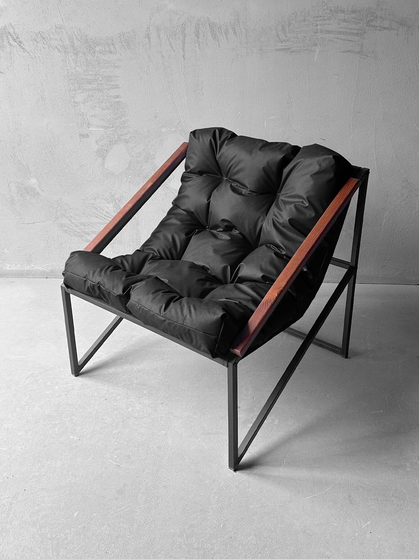 Кресло Лофтовик Слэш ++ оксфорд черный