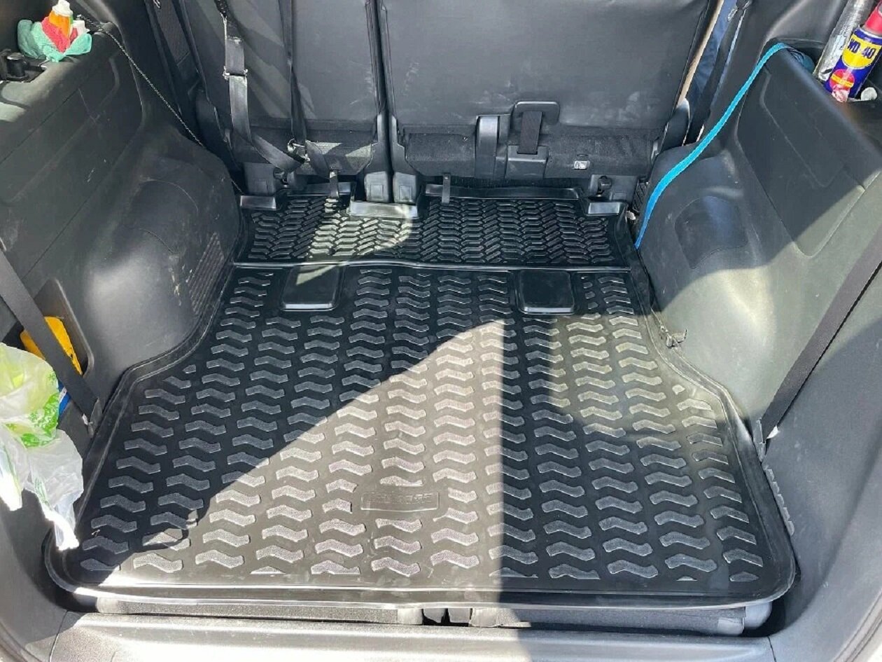 Honda StepWGN Spada (2015 - 2017) (ПР)модельный коврик в багажник (большой+3ий ряд)