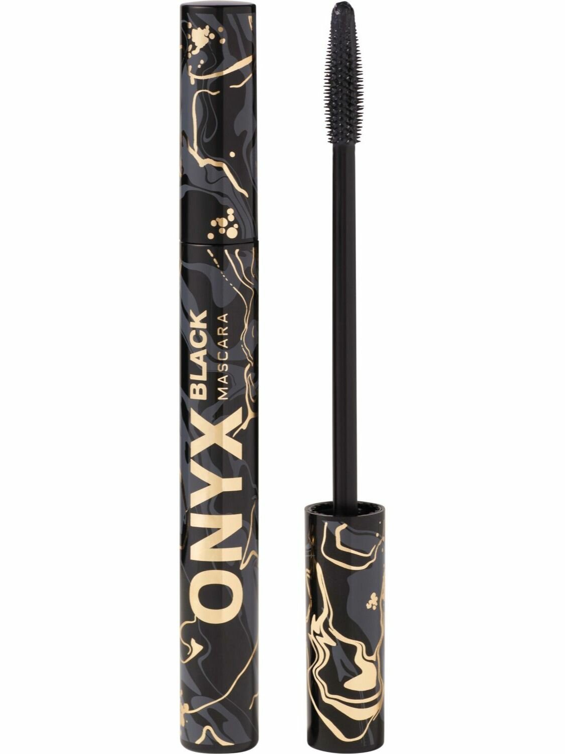 Stellary Black onyx Тушь для ресниц черный насыщенный цвет Супер Объем, Удлинение и Разделение, силиконовая щеточка 9 мл