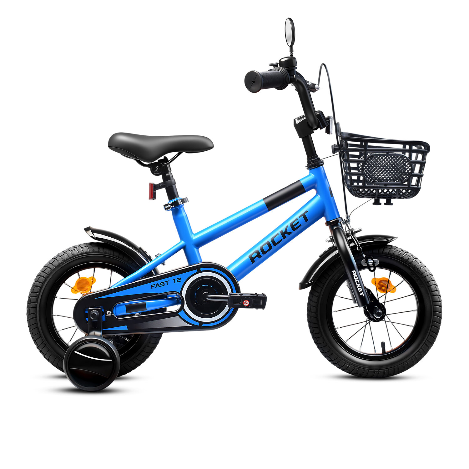 Велосипед ROCKET Fast Rocket, рост 100-115, городской, прогулочный, 12", синий