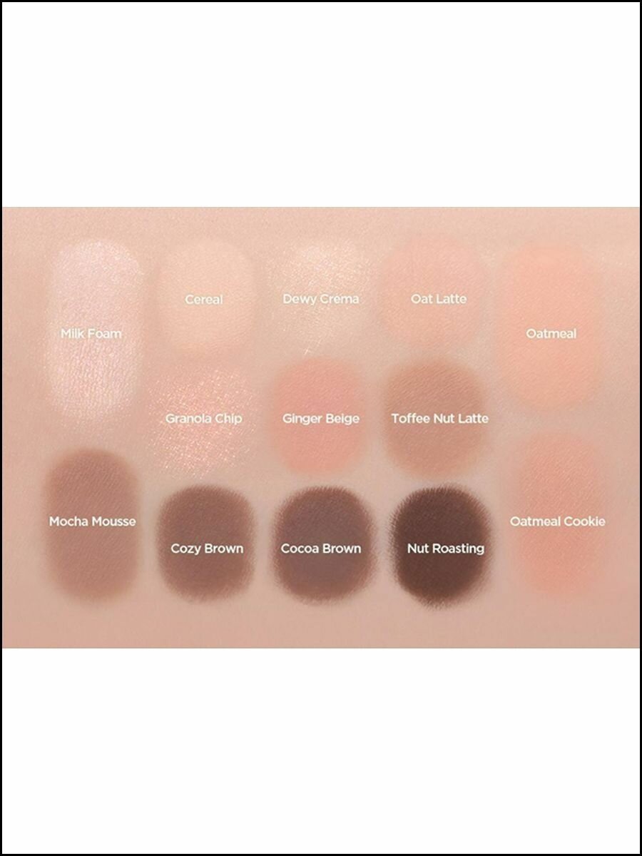 Палитра теней для век lilybyred Dewy Fit Palette , 13.1g - #03 Oatmeal