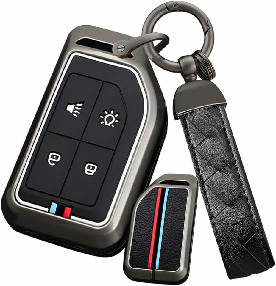 Металлическая крышка брелока с дистанционным управлением, 2 кнопки, подходит для смарт-ключа без ключа, с брелком, подхо
