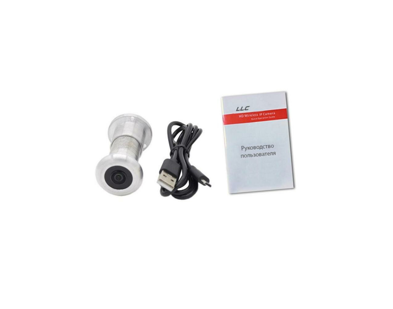 Видеоглазок для входной двери Kadymay V-200 (8-GH) с записью видео и звука. Функция детекции движения и запись на карту памяти.