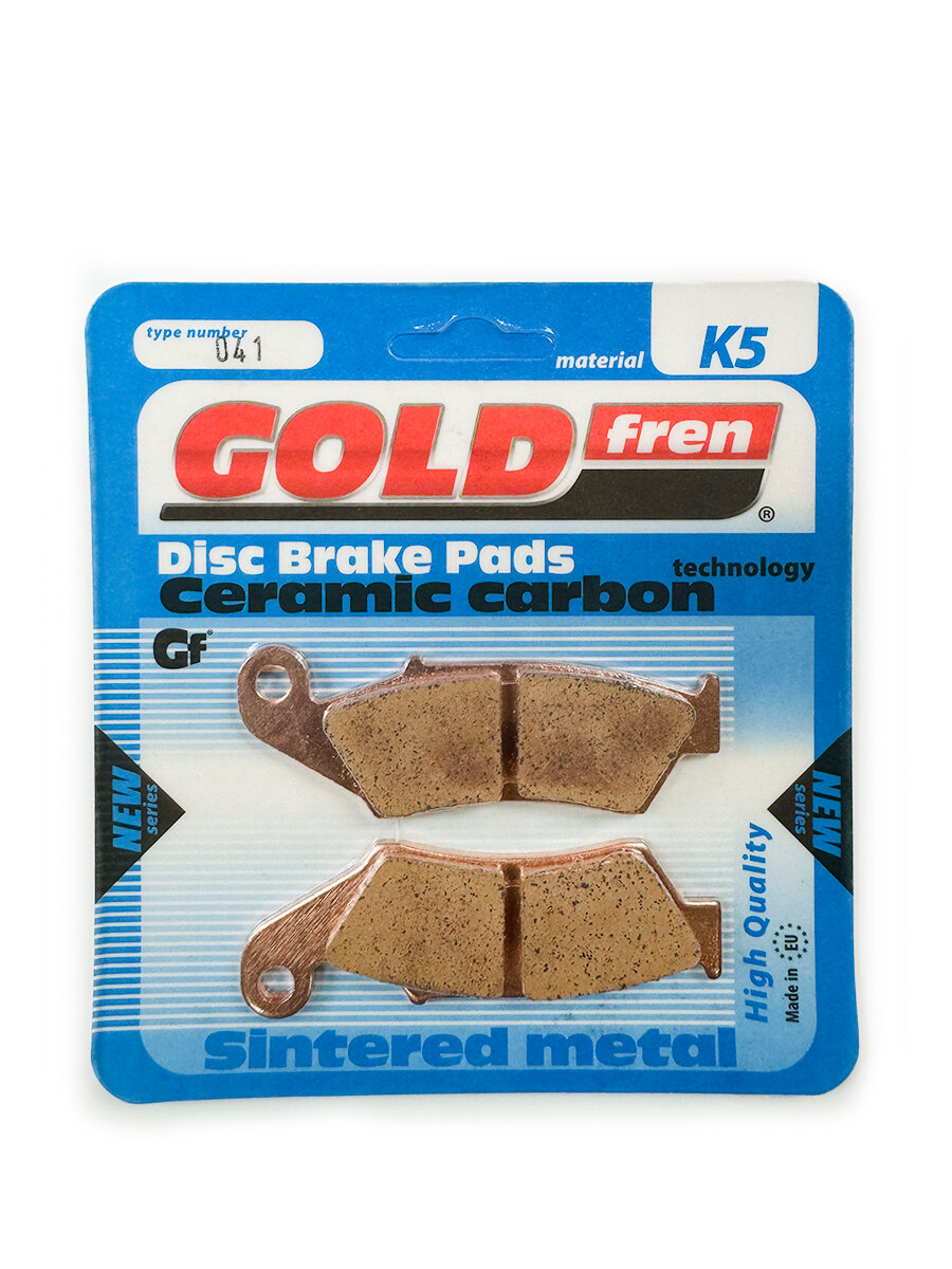 Колодки тормозные GOLDfren 041 K5 кросс TRW MCB574, MCB669, SBS 694, EBC FA 185, Ferodo FDB 892 оригинал