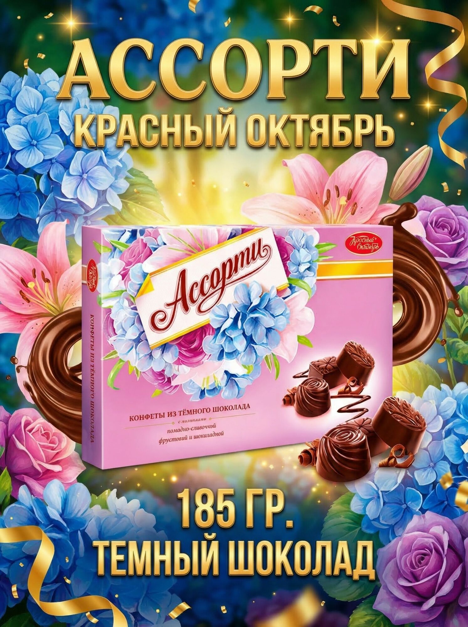 Набор конфет Красный Октябрь "Ассорти" 185 гр.