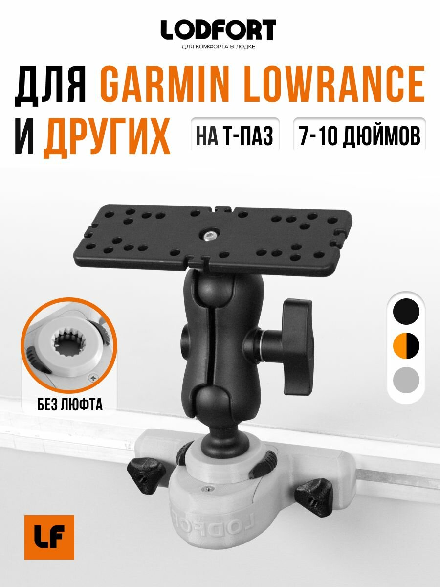 Держатель Эхолота шарнирный в лодку с креплением на Т-Паз