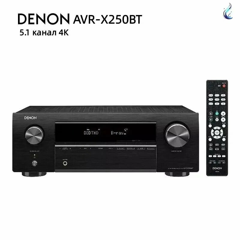 DENON AVR-X250BT 4K 5,1-канальный AV-усилитель мощности
