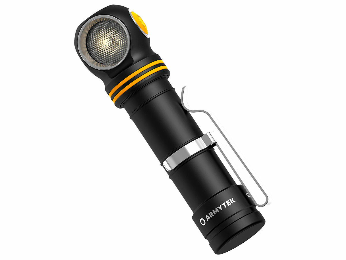 Фонарик налобный аккумуляторный Armytek Elf C2 Max USB-C 4300 люмен свет тёплый