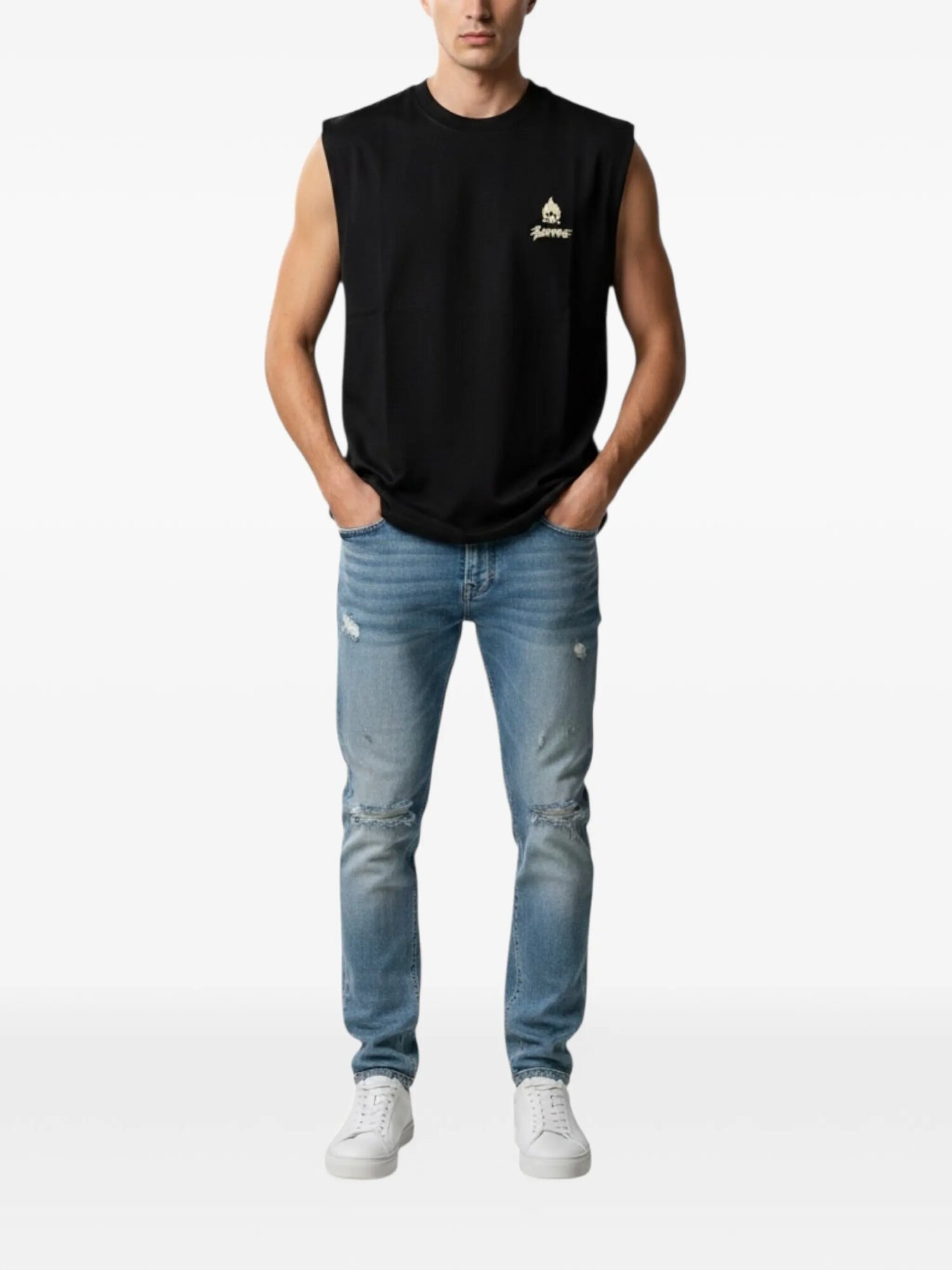 Футболка BARROW, размер XL, black/black — фото 1