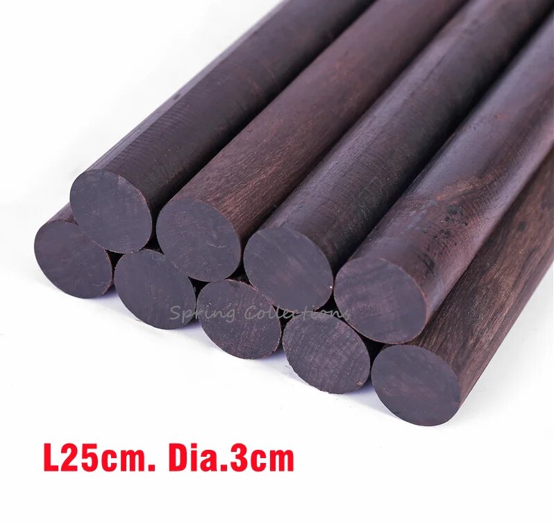 Незавершенный деревянный стержень для рукоделия Dia.3cmx15cm