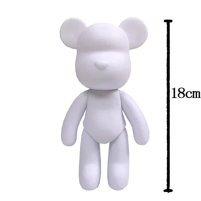 Фигурка медведя белая 18cm