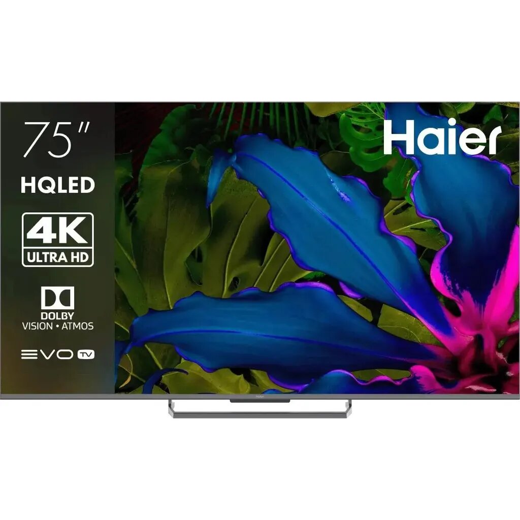 Телевизор Haier 75" Smart TV S6, Android TV, WiFi, 4K Ultra HD, серый