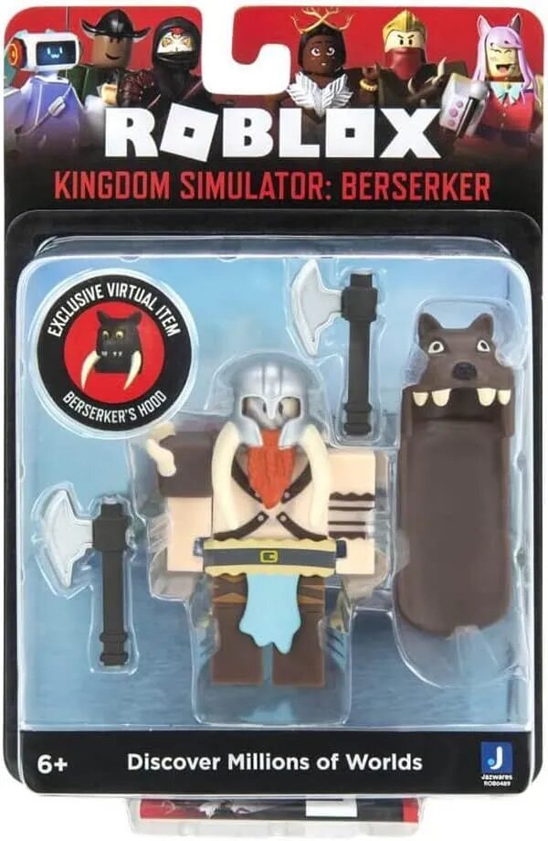 Фигурка ROBLOX Kingdom Simulator: Berserker для мальчиков из ABS пластика