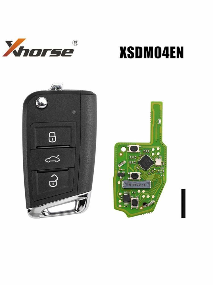 Электронный ключ XHORSE XSDM04EN MQB, с аккумулятором, 1 шт, для систем контроля доступа