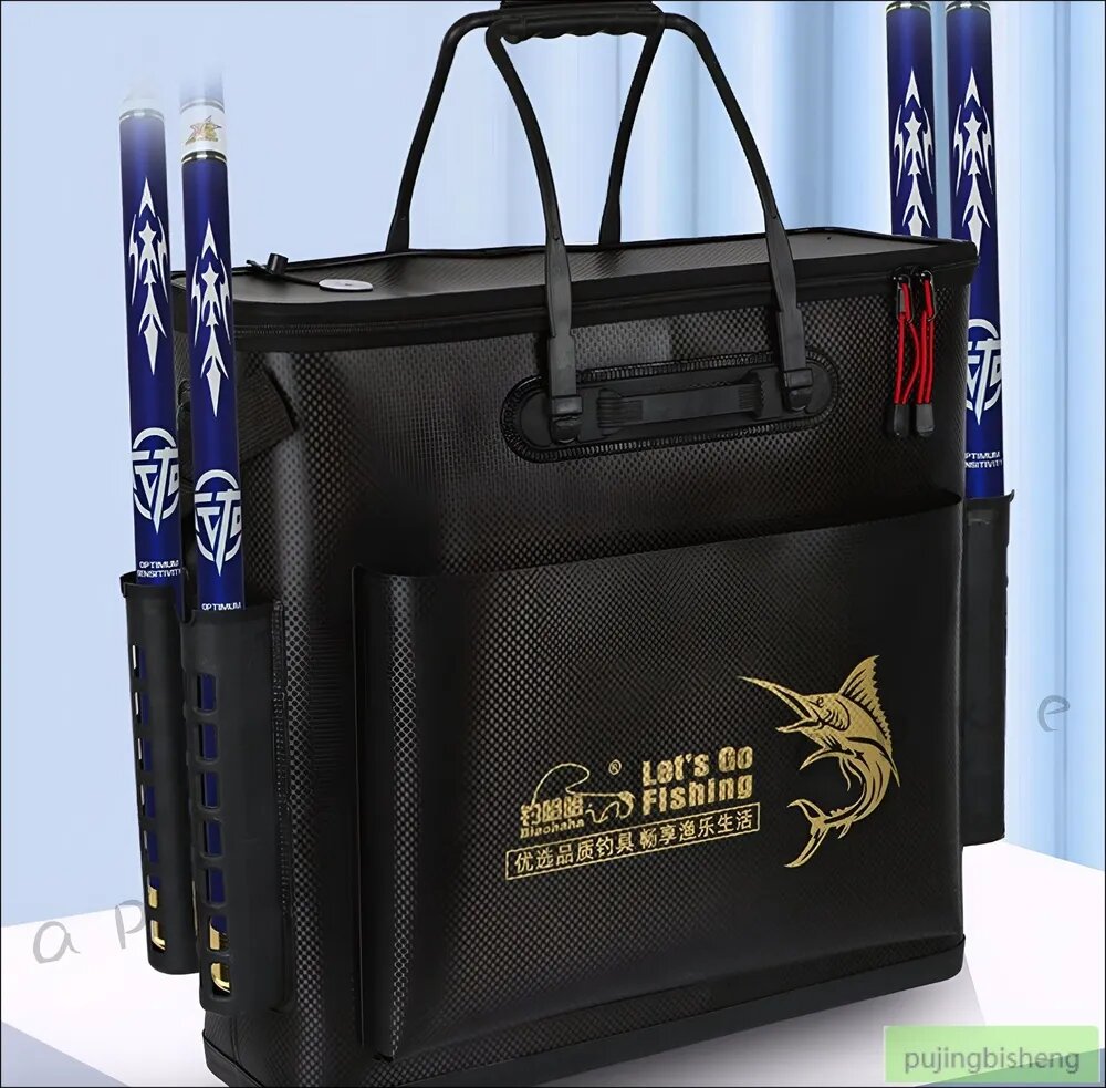 Сумка рыболовная, кан для рыбы, подарок рыбаку,45х16х45см