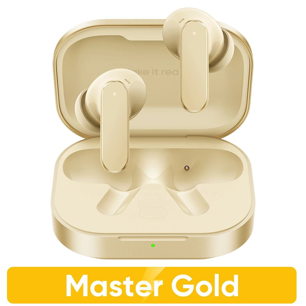 Realme Buds Air 8 с шумоподавлением 55 дБ Master Gold