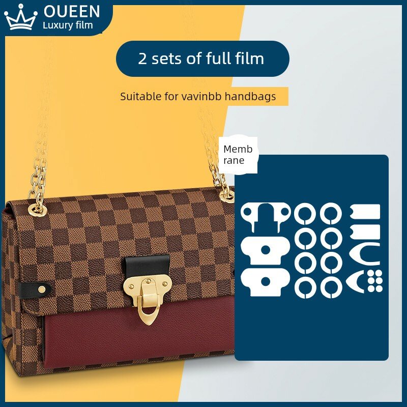 Алмазная пленка для защиты цепей сумок LV Vavin Small PM BB 20 см, без клея, полный комплект 2 шт