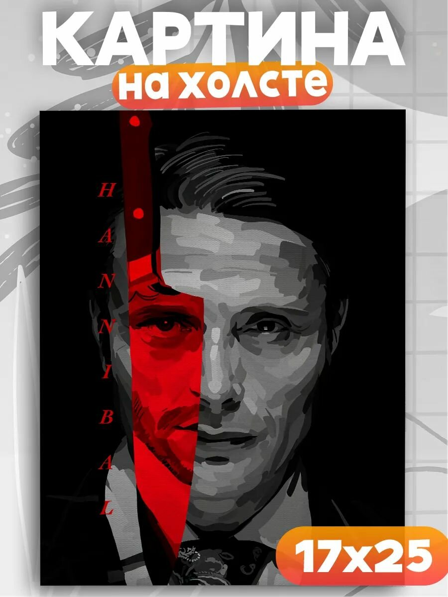 Картина на стену Ганнибал Лектор Hannibal