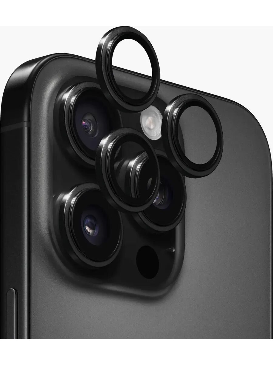 Линзы для iPhone 16 Pro 6.3"/16 Pro Max 6.9" сапфировые