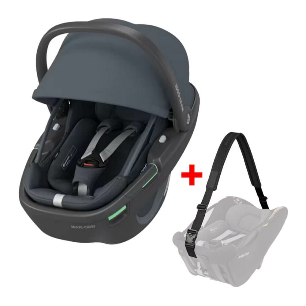 Maxi-Cosi Coral 360, автолюлька до 1 года гр.0 (0-13 кг), цвет Essential Graphite