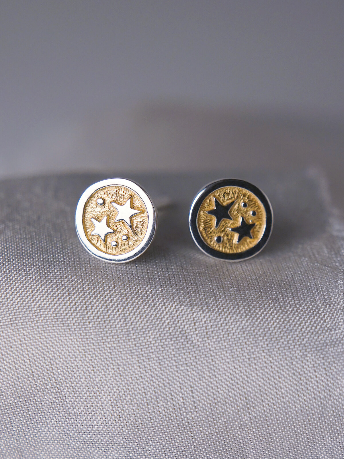 Серьги пусеты, серебро, 925 проба